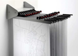 drawing-plan-filing-wall-display - Vistaplan Drawing Management