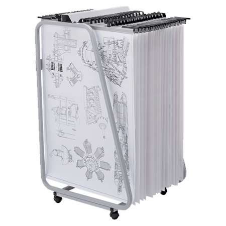 Front Loading Trolley Carrier | Drawing Hanger Systems